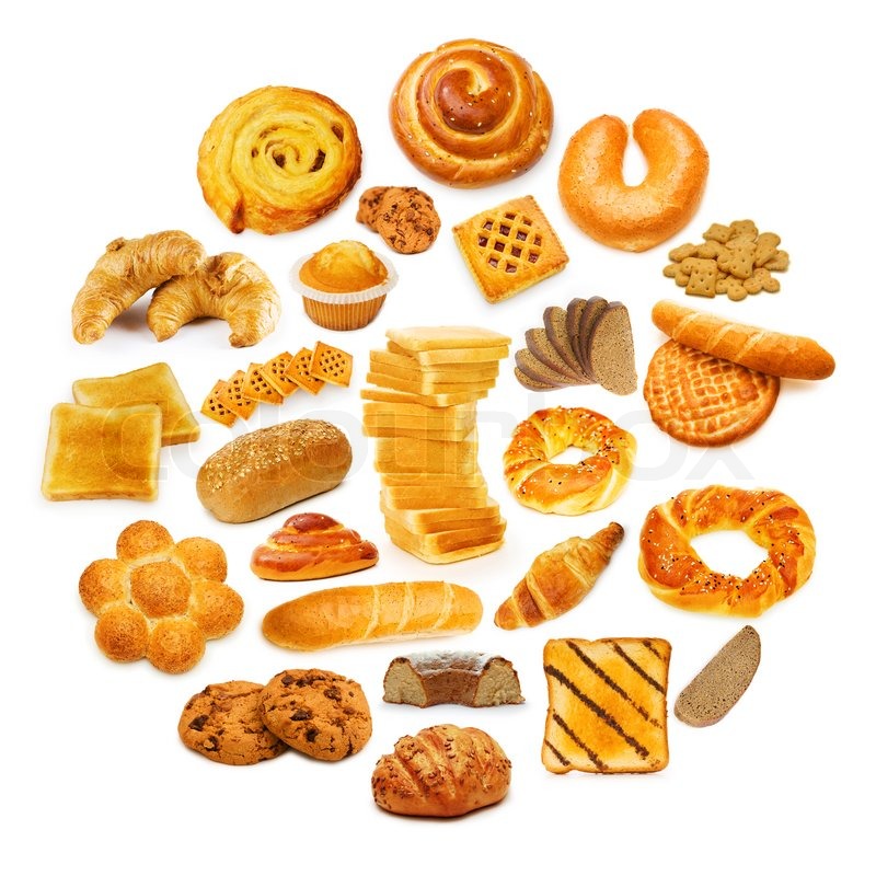 Circle with lots of food items | Stock image | Colourbox