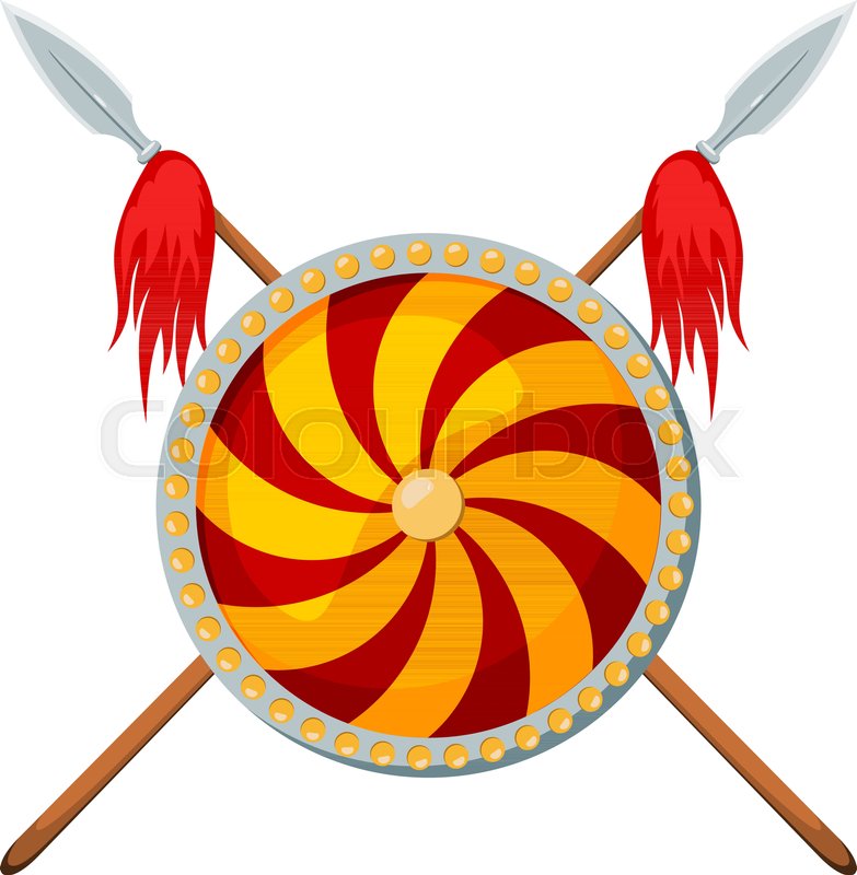 Indian Spears Crossed