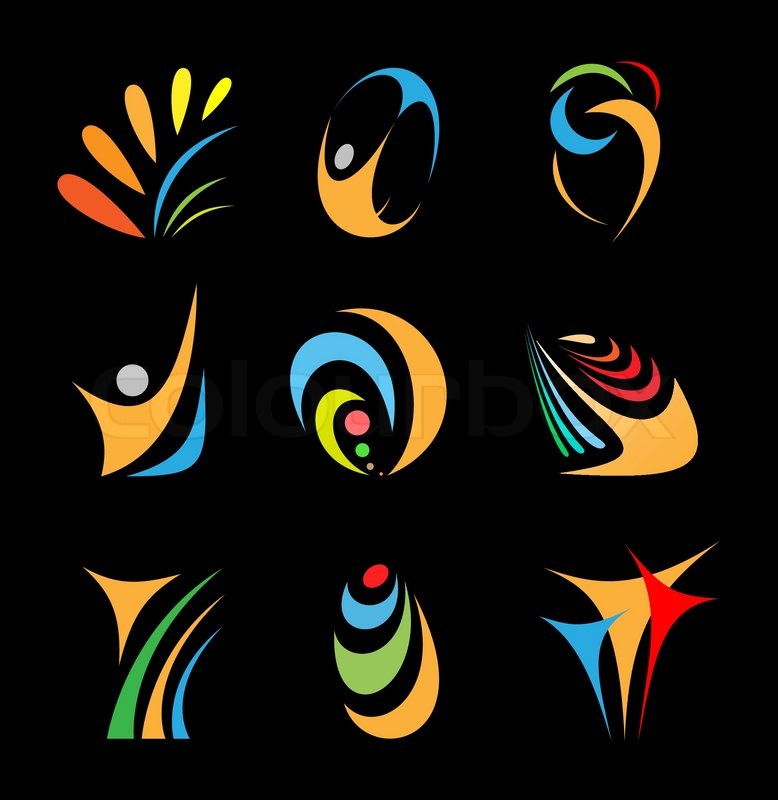Set of abstract vector icons | Stock vector | Colourbox