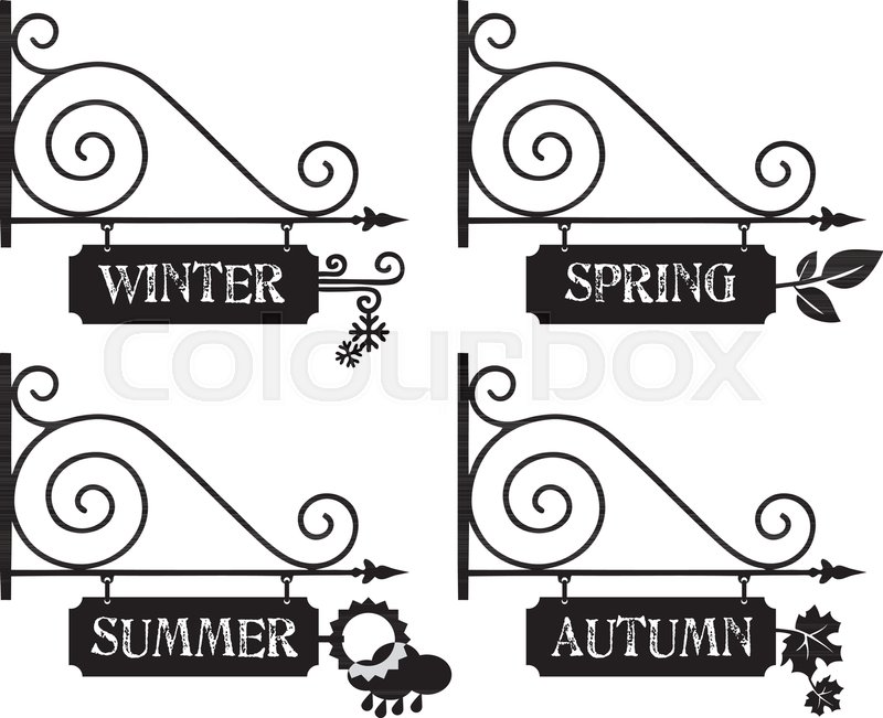 Vintage Street Sign Vector