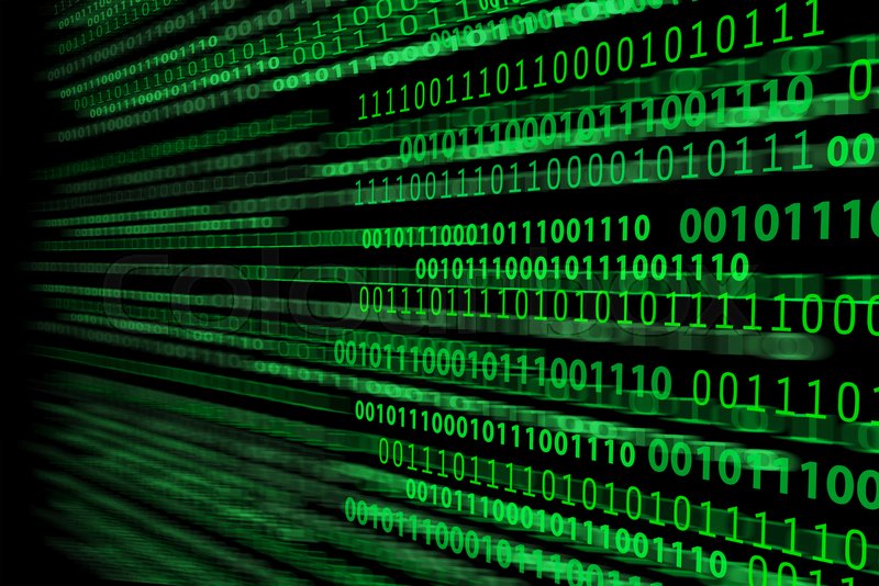 Concept image of digital matrix reality ... | Stock image | Colourbox