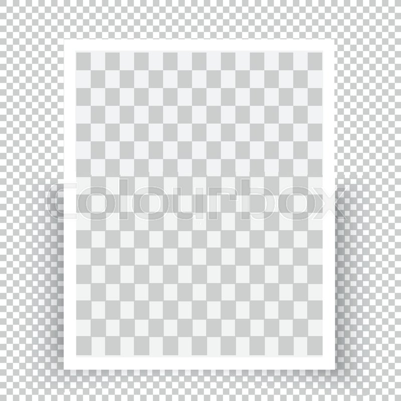 Realistic Blank Photo Frame brochure ... | Stock vector | Colourbox