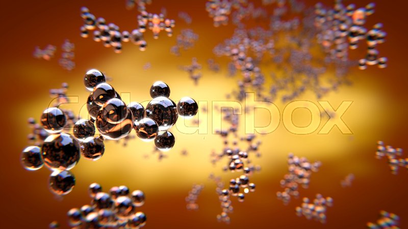 Abstract chemical 3d background with ... | Stock image | Colourbox