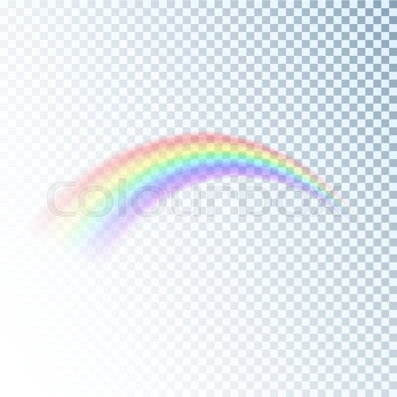 Rainbow icon. Colorful light and ... | Stock vector | Colourbox