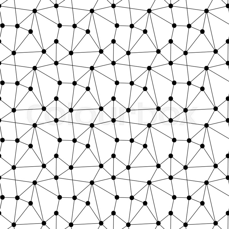 Abstract Dotted Line Geometric