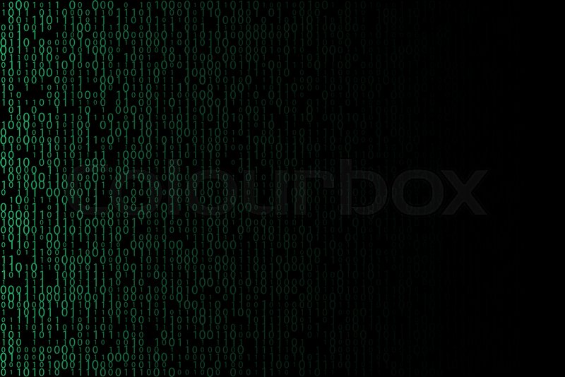 Binary computer code technology ... | Stock image | Colourbox