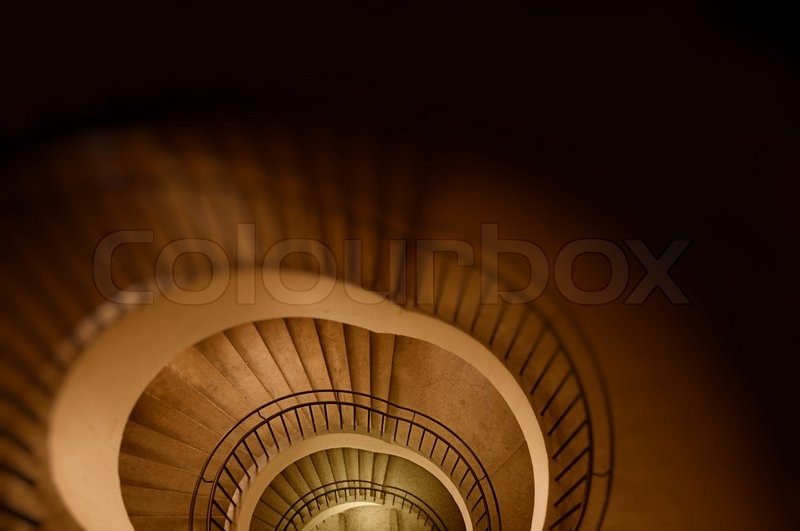 Stairs going down to hell Conceptual ... | Stock image | Colourbox