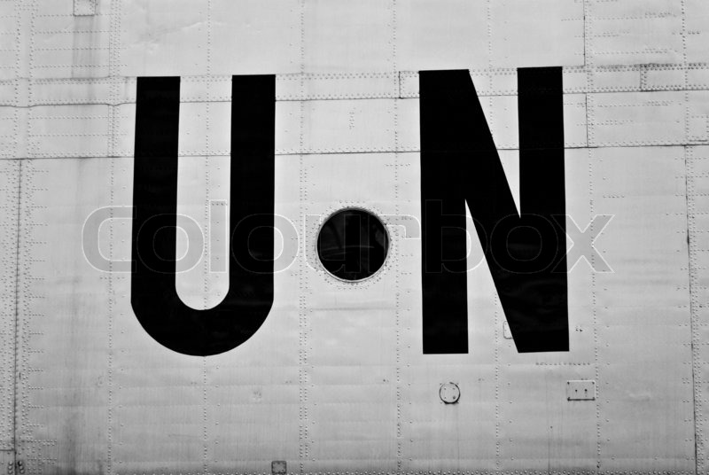 The United Nations sign on the board of ... | Stock image | Colourbox