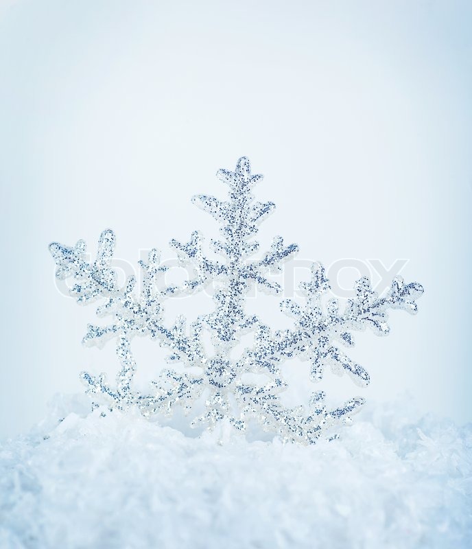 Icy snowflake details, Christmas ... | Stock image | Colourbox
