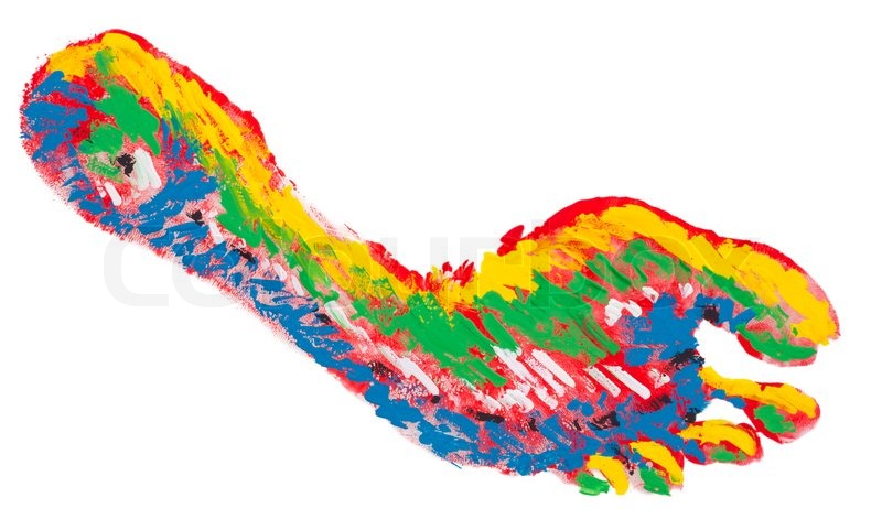 Rainbow Footprints