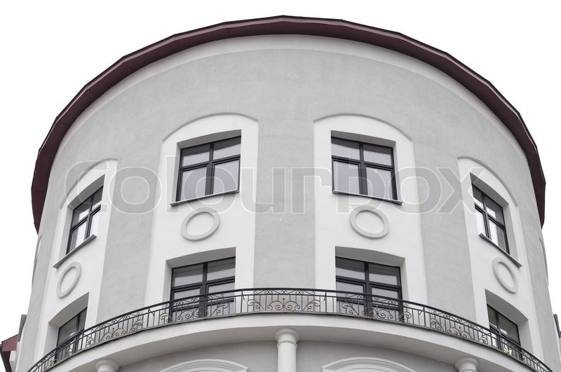 Contemporary Building with Rounded ... | Stock image | Colourbox