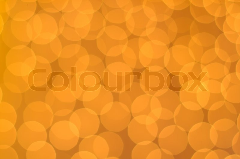 Glowing Orange Lights as Background | Stock image | Colourbox