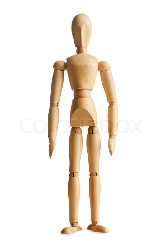 Wooden dummy | Stock image | Colourbox