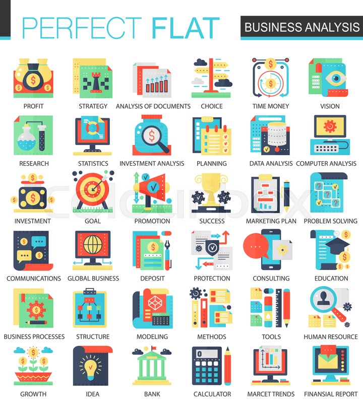 Infographic Flat Icons