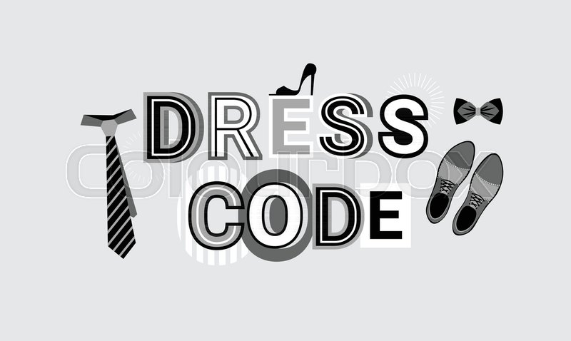 Dress Code Formal Sign Web Banner ... | Stock vector | Colourbox