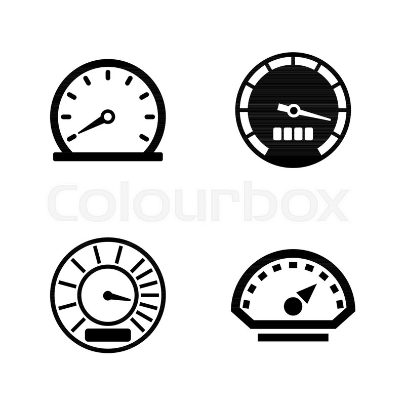 Simple Speedometer Vector
