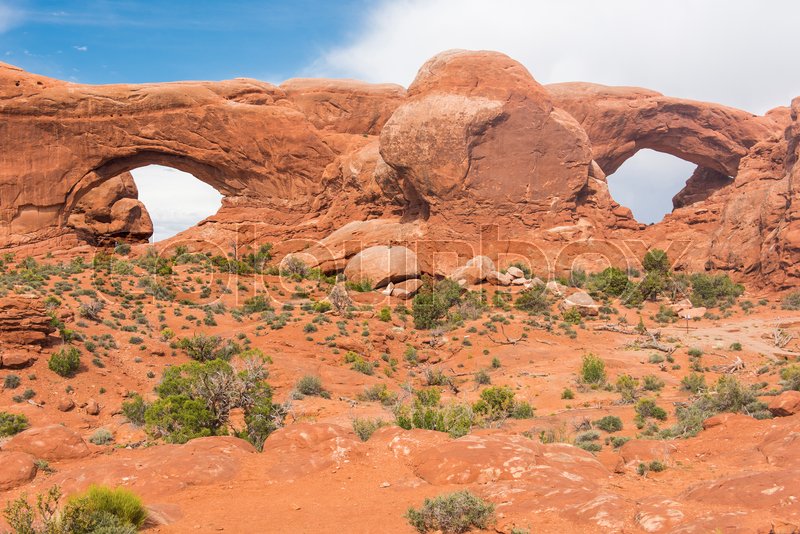 Day photo of a Windows Arch. Arches ... | Stock image | Colourbox