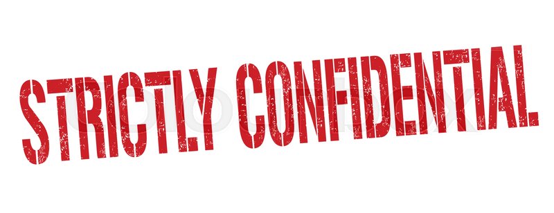 Strictly confidential grunge rubber ... | Stock vector | Colourbox