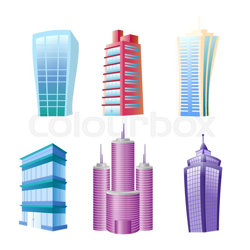 Vector illustration of funny modern ... | Stock vector | Colourbox