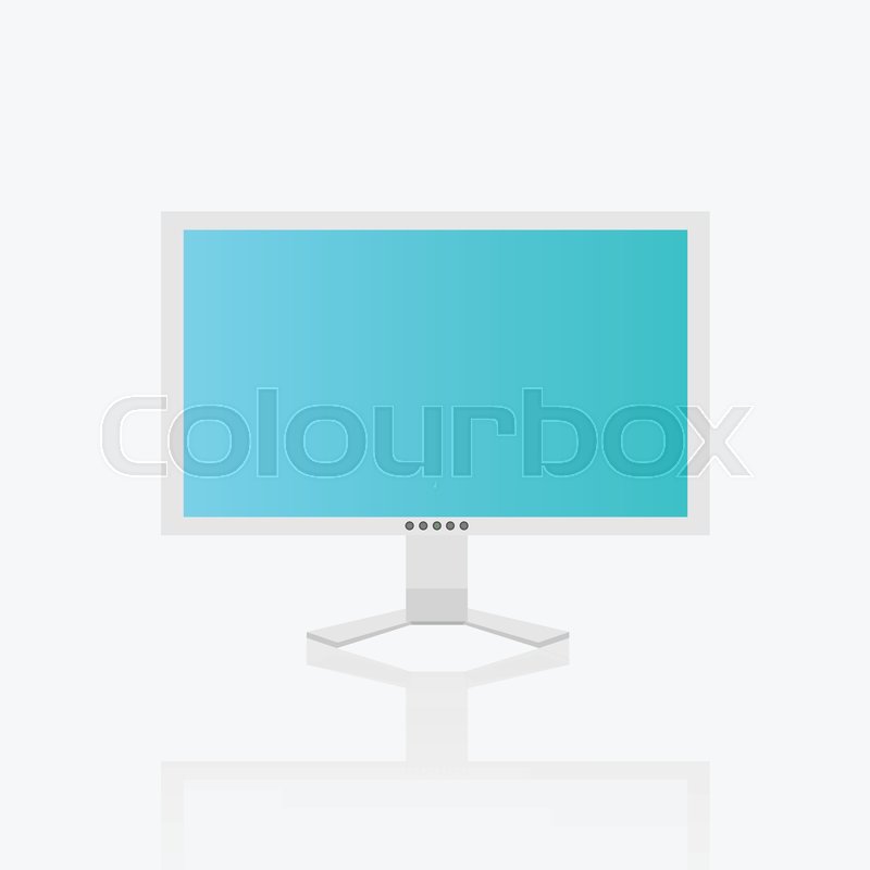 Illustration of a computer screen ... | Stock vector | Colourbox