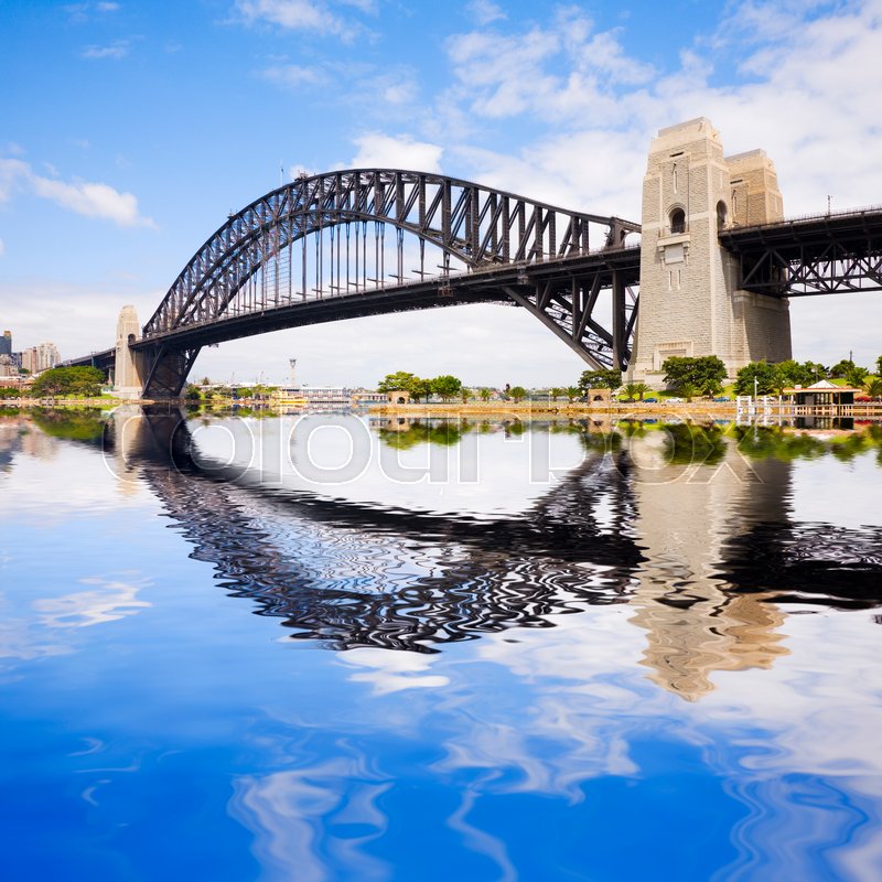 Sydney Harbour Bridge on a beautiful ... | Stock image | Colourbox