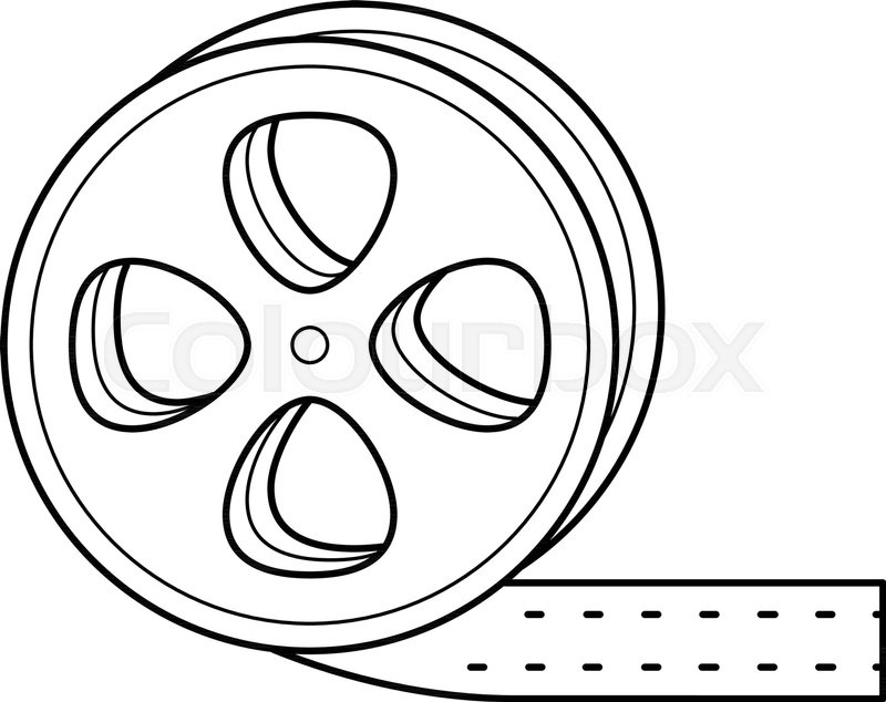 Movie Reel Drawing