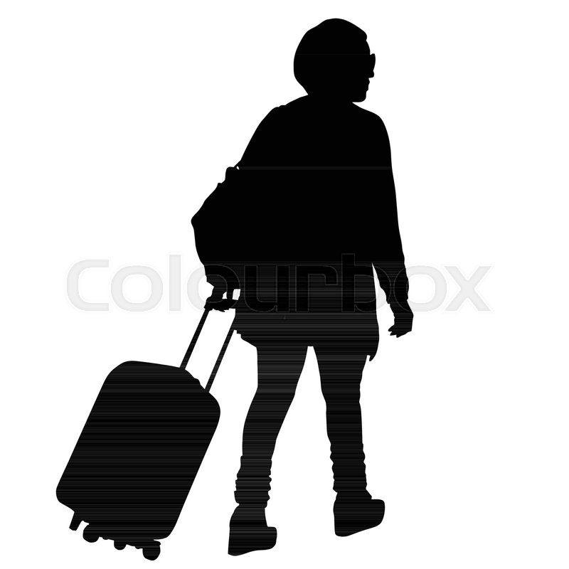 Luggage Silhouette Vector