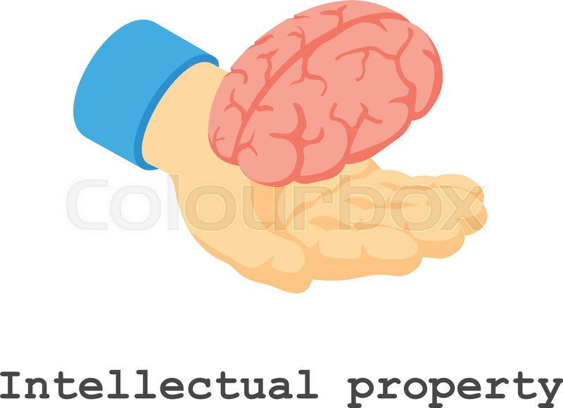 Intellectual property icon. Isometric ... | Stock vector | Colourbox