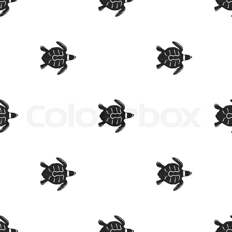 Box Turtle Silhouette