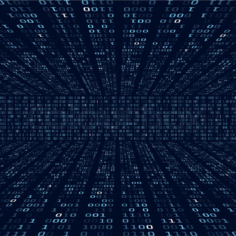 Encryption Information Binary Code On Stock Vector Colourbox 8386