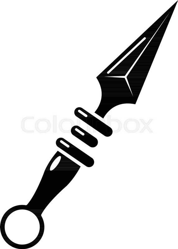 Dagger old icon. Simple illustration ... | Stock vector | Colourbox