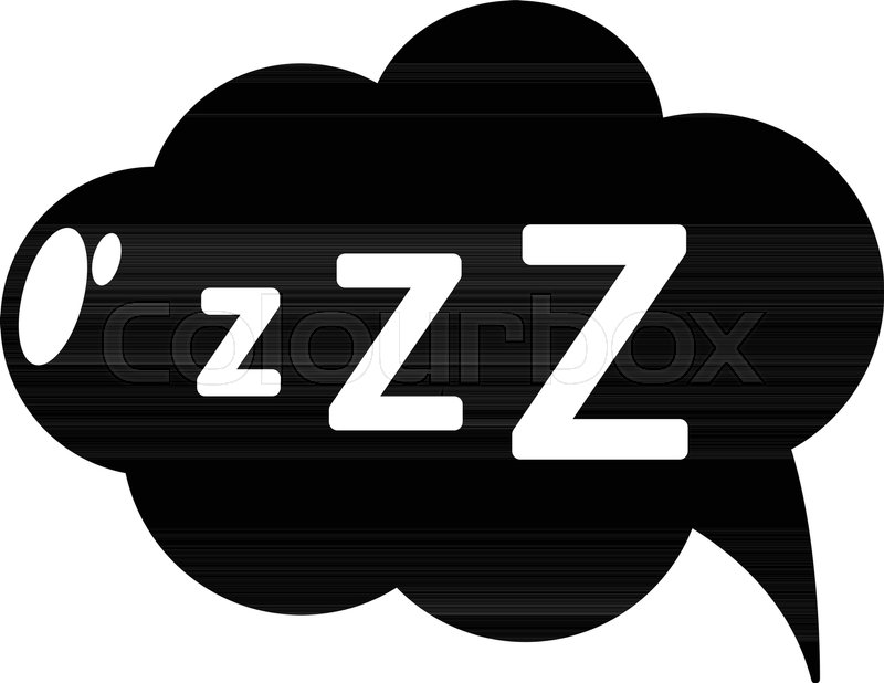 Snoring icon. Simple illustration of ... | Stock vector | Colourbox
