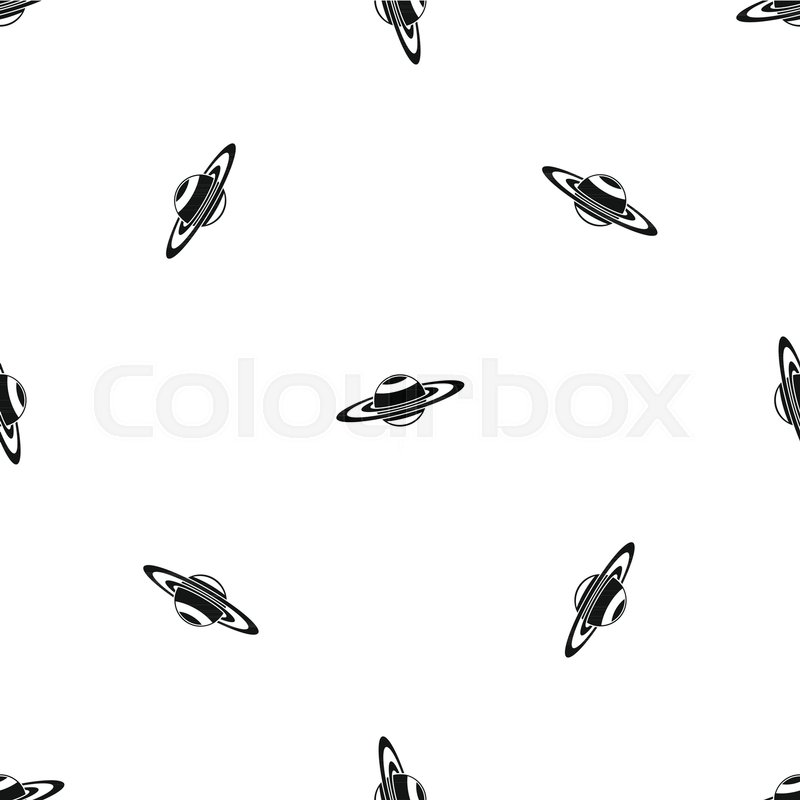 Saturn rings pattern repeat seamless ... | Stock vector | Colourbox