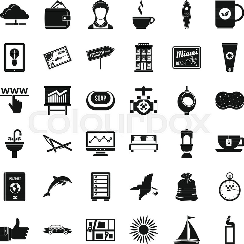 Good service icons set. Simple style ... | Stock Vector | Colourbox