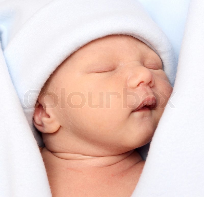 Baby Sleeping Smiling