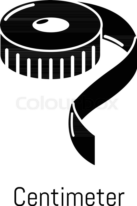 Centimeter icon. Simple illustration ... | Stock vector | Colourbox