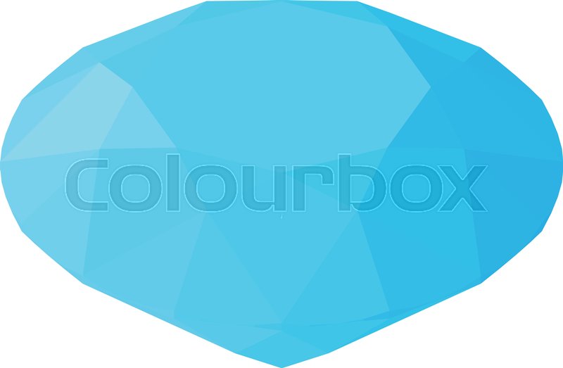 Diamond icon. Isometric illustration ... | Stock vector | Colourbox