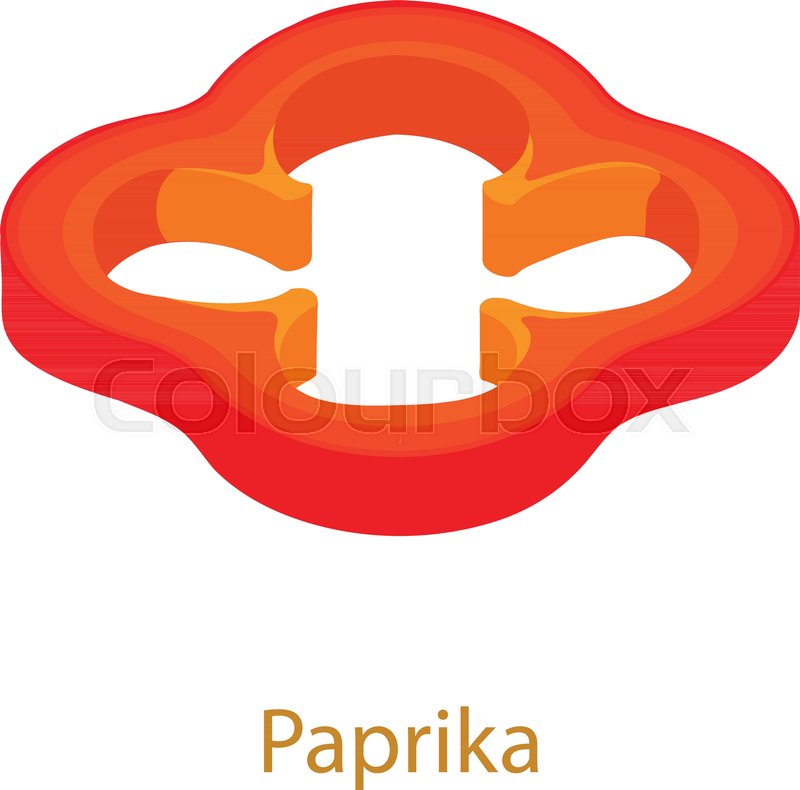 Paprika icon. Isometric illustration ... | Stock vector | Colourbox