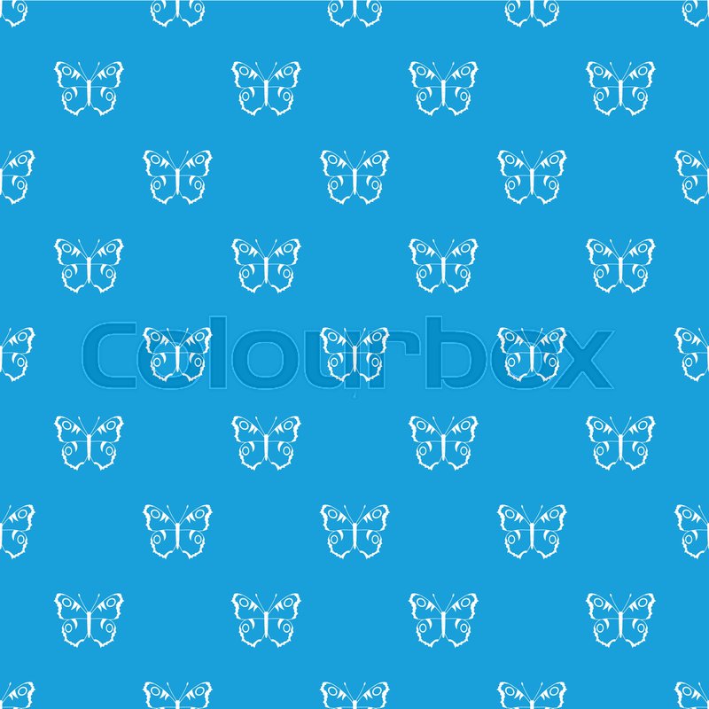 Butterfly pattern repeat seamless in ... | Stock vector | Colourbox
