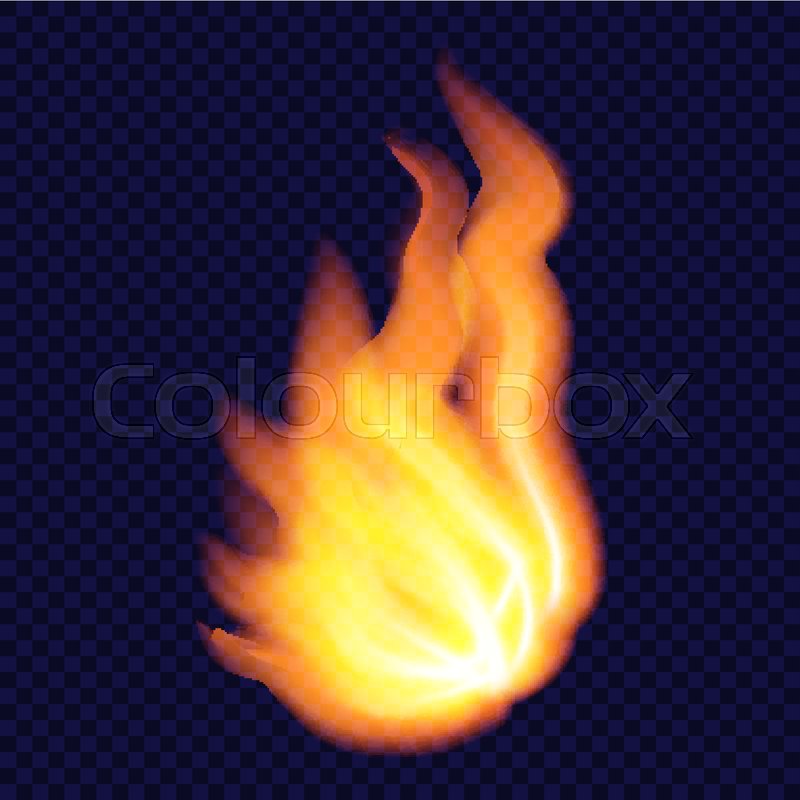 Natural fire concept background. ... | Stock vector | Colourbox