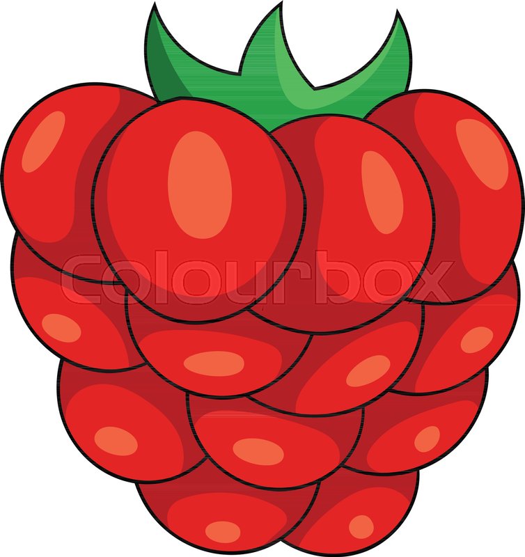 Red berry icon. Cartoon illustration ... | Stock vector | Colourbox