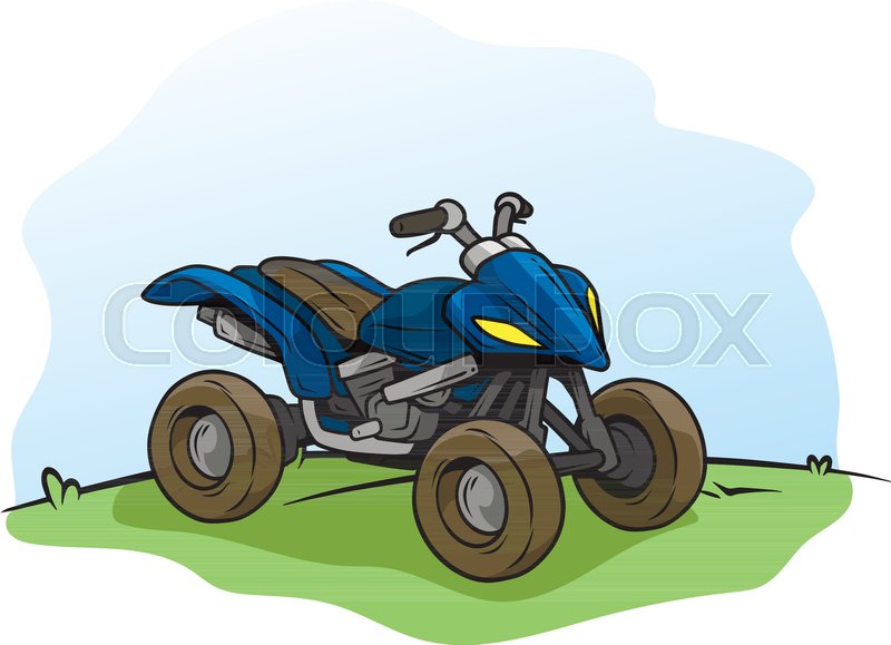 Cartoon Four Wheeler Clip Art
