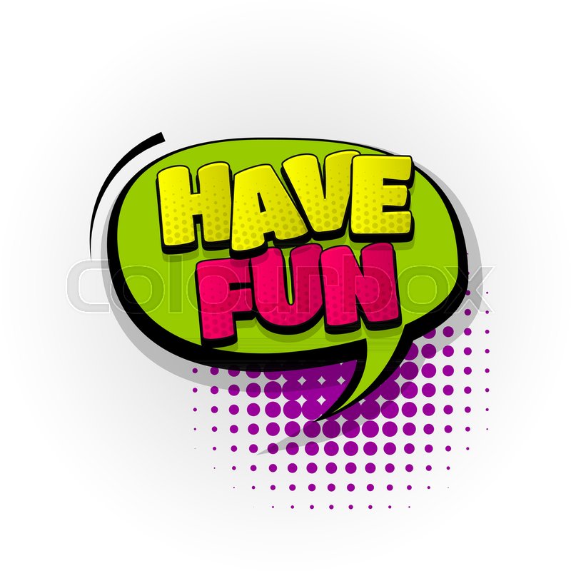 Have fun hand drawn pictures effects. ... | Stock vector | Colourbox