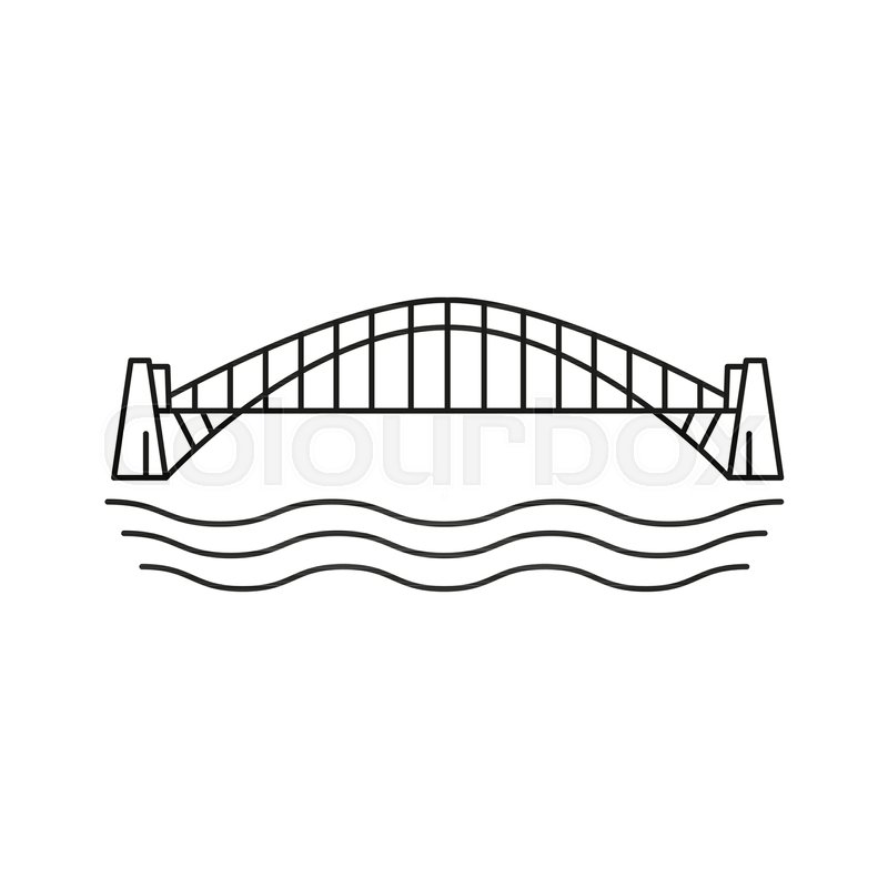 Bridge Clip Art Outline