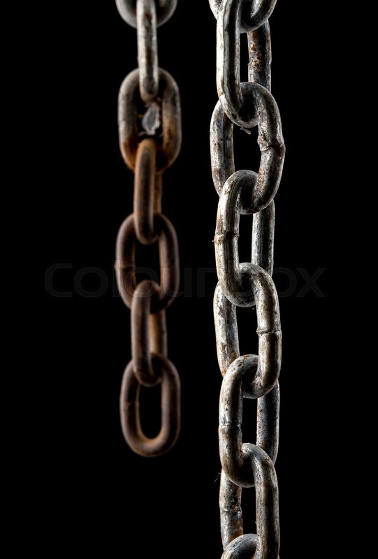 Black Chain Background