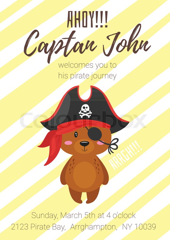 Pirate Poster Template