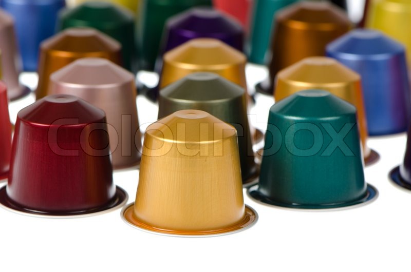 Kaffeekapseln für eine Kaffeemaschine , ... | Stock Bild | Colourbox