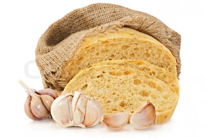 Geschnitten und die Hälfte der Laib ... | Stock Bild | Colourbox