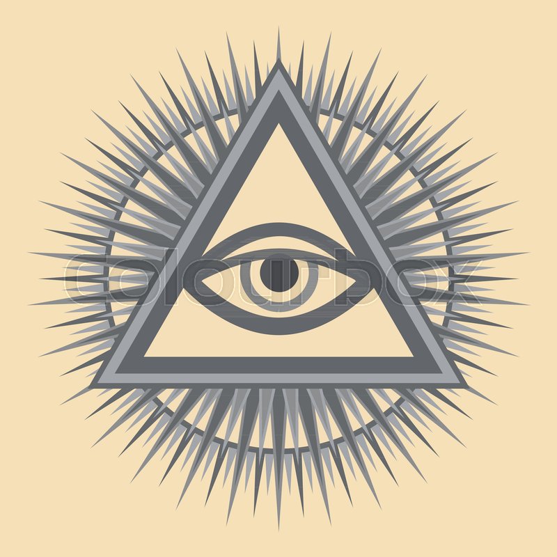 All-Seeing Eye of God (The Eye of ... | Stock vector | Colourbox