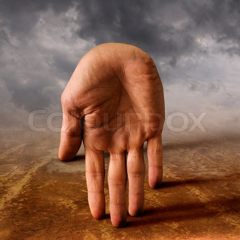 Surreal hand | Stock image | Colourbox